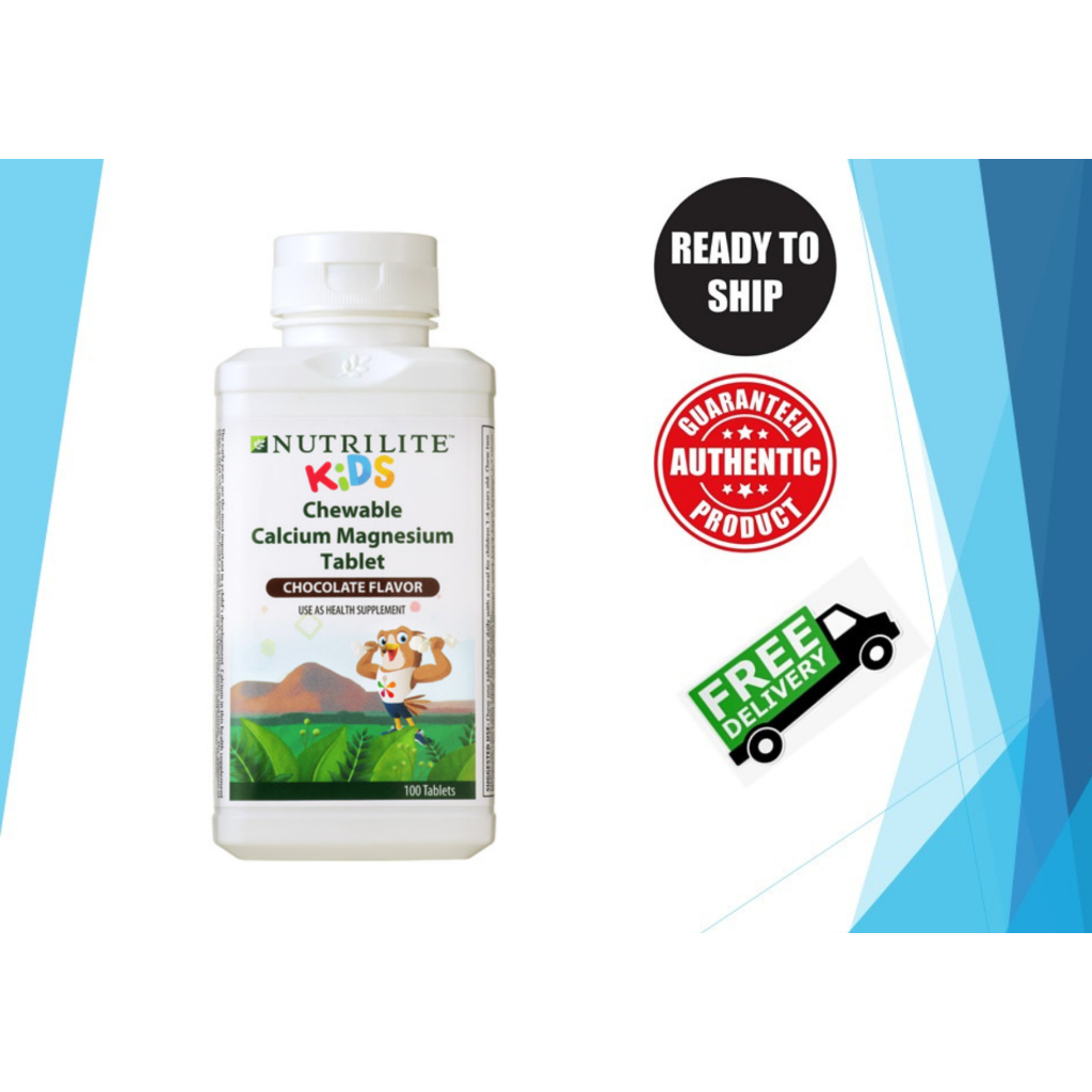 Nutrilite Kids Chewable Calcium Magnesium Tablet - 100 tab | Shopee ...