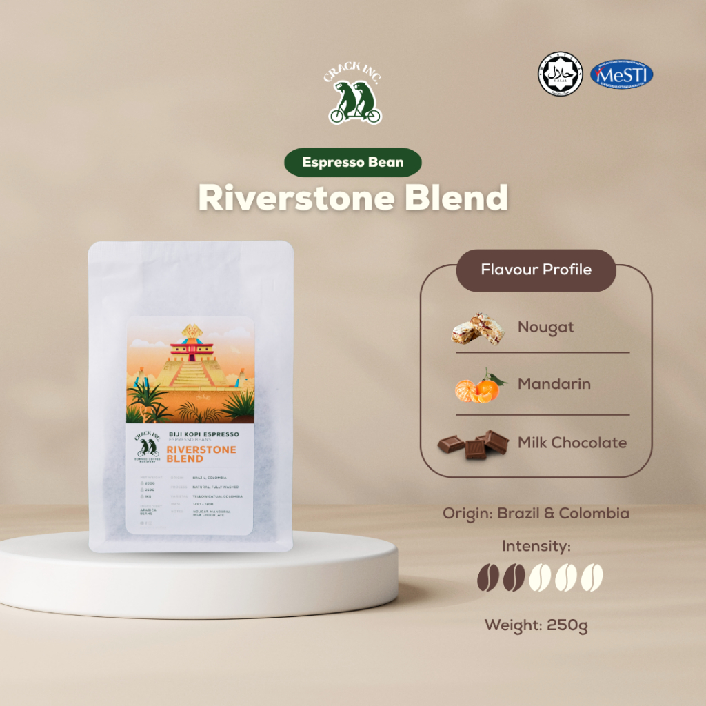 [Halal] CRACK INC. COFFEE - Riverstone Blend | Arabica Coffee Bean ...