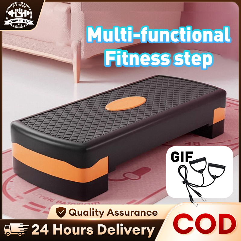 Adjustable Aerobic Stepboard Stackable Step-Up Board Home Exercise Non-slip Cardio Yoga Pedal ...