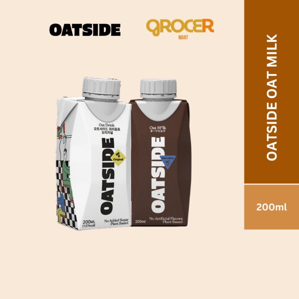 OATSIDE Oat Milk 200ml | Original | Chocolate Oat | Shopee Malaysia