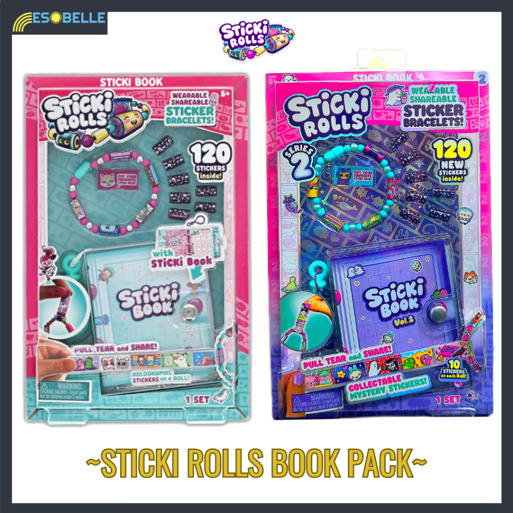 Sticki Rolls Book Pack | Art & Craft Fashion Bracelets & Trendy ...
