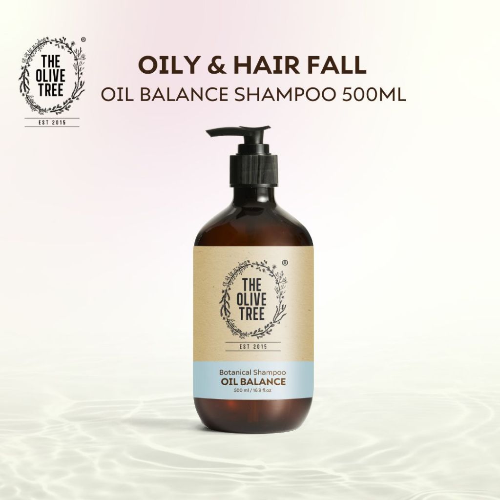 The Olive Tree Oil Balance Shampoo 500ml For Hair Fall & Oil Control ...