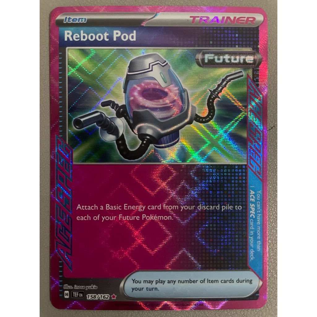Pokemon PTCG SV05 Temporal Force - 158/162 Reboot Pod (Ace Rare ...