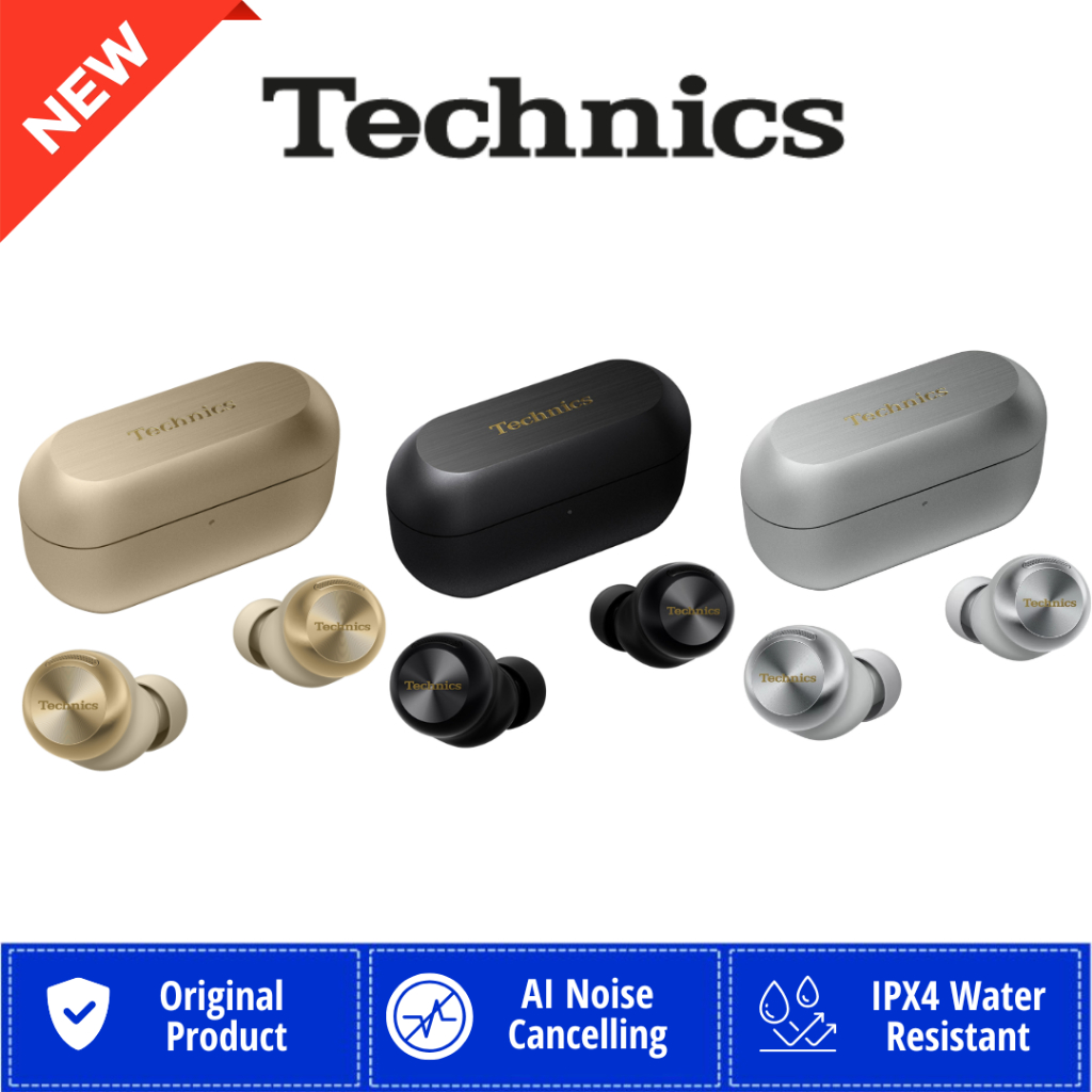 [MALAYSIA SET]Technics EAH-AZ80 EAH-AZ100 True Wireless Noise Cancelling Earphones with ...