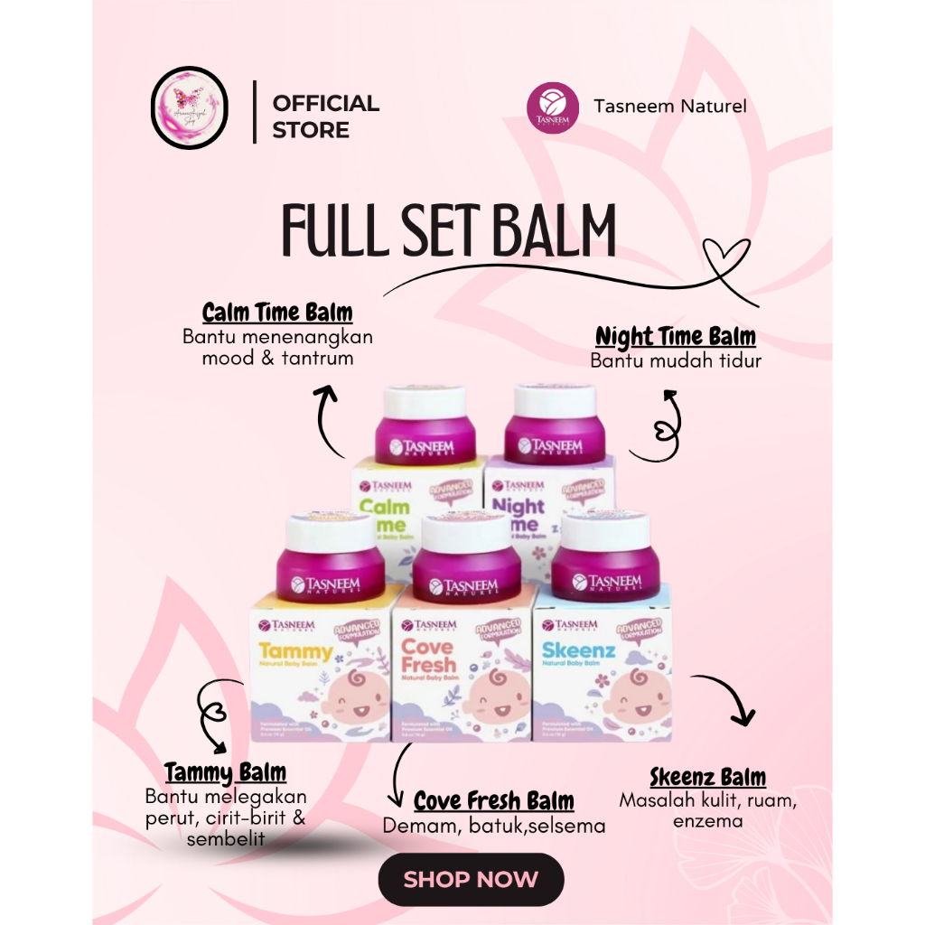 TASNEEM NATUREL BABY KIDS NEWBORN BALM | Shopee Malaysia