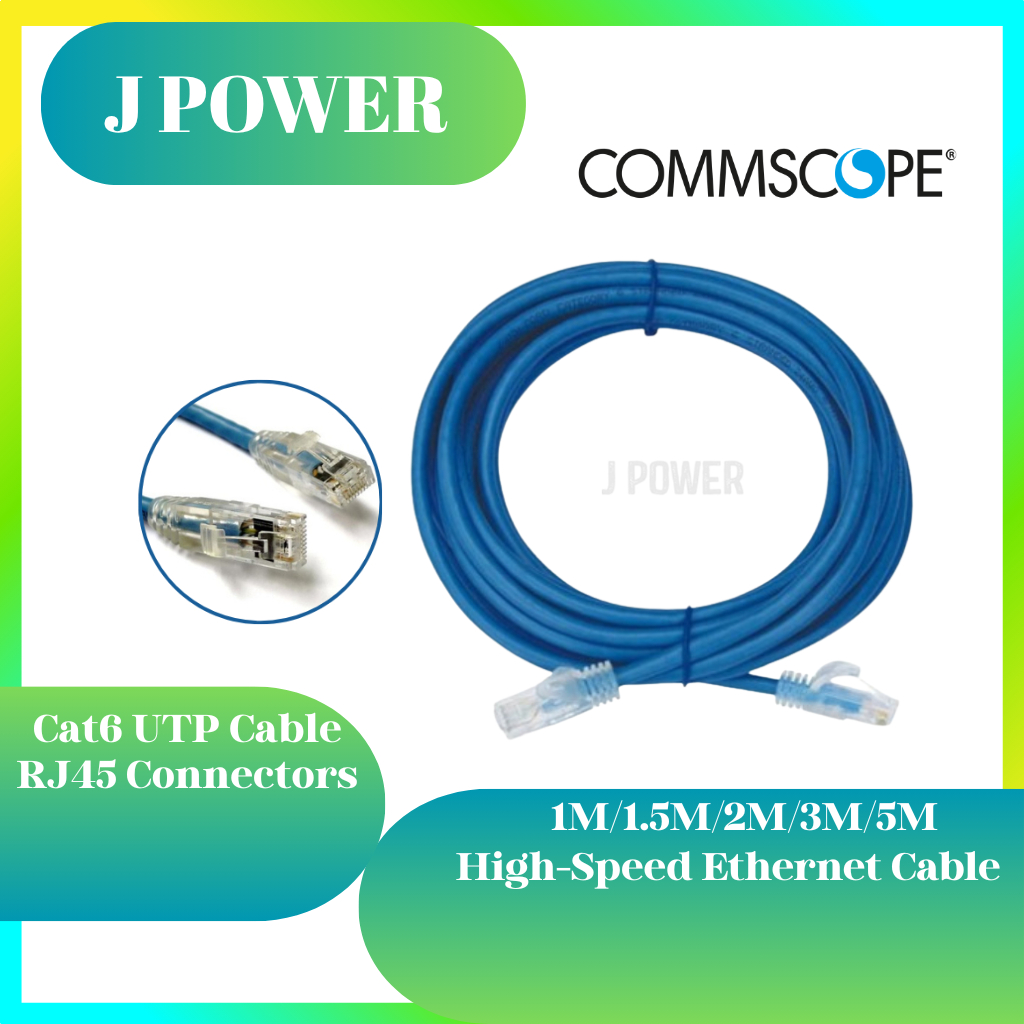 CommScope UTP Lan Cable Assembly Rj45 Cat6 Cat 6 1/1.5/2/3/5M cable ...