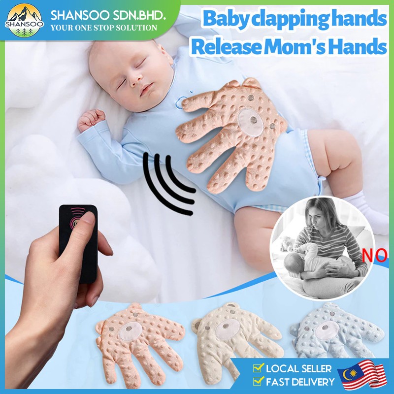 Baby Soothing Palm With Remote Control Cartoon Baby Startle Prevention ...