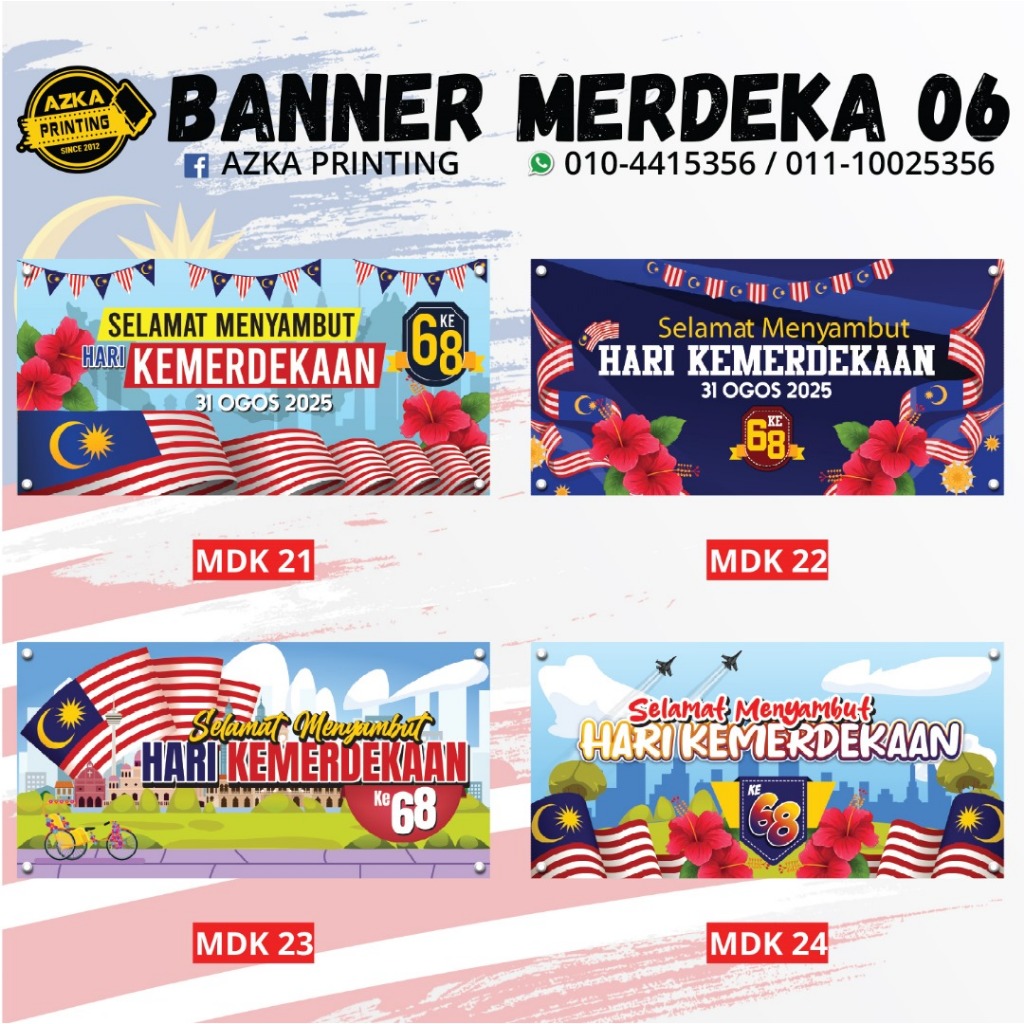 BANNER MERDEKA | INDEPENDENCE DAY BANNER | BANNER SELAMAT HARI ...