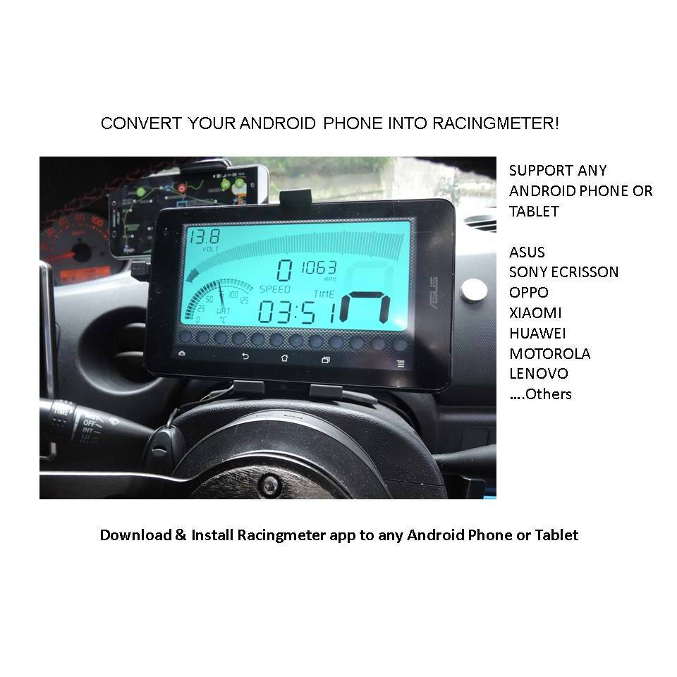 Convert Android phone into Racingmeter for your car | Shopee Malaysia