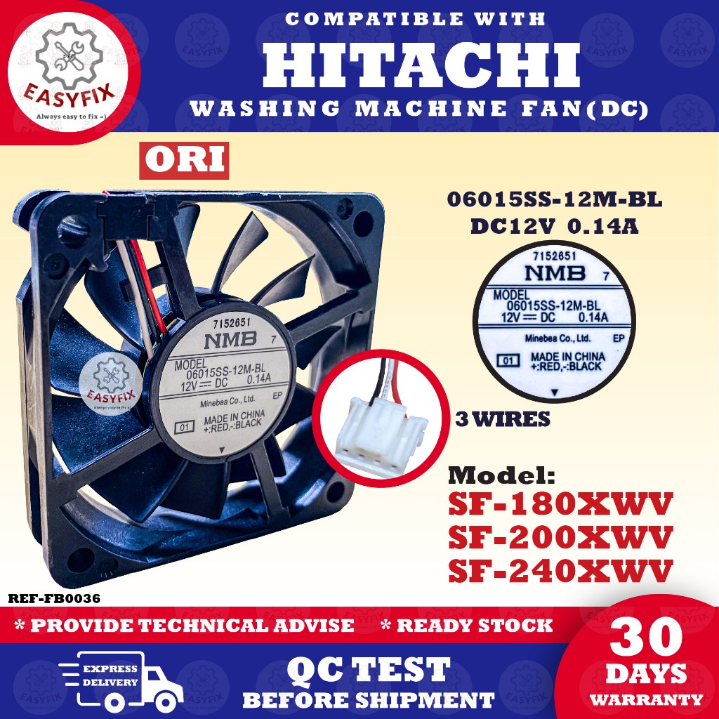SF-180XWV / SF-200XWV / SF-240XWV COMPATIBLE WITH HITACHI WASHING ...
