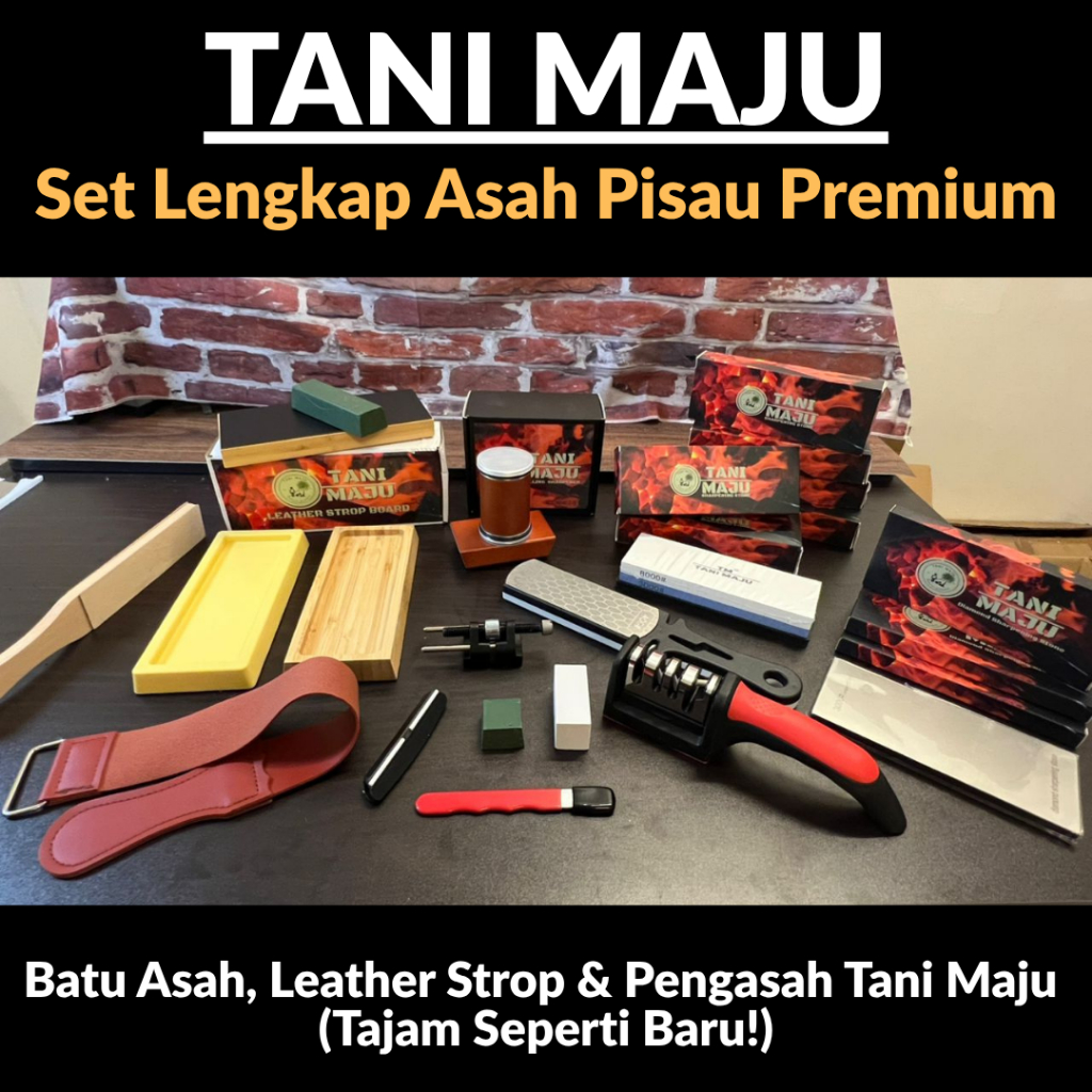 Tani Maju / Set Lengkap Batu Asah Pisau – Batu Asah, Pengilat & Papan ...