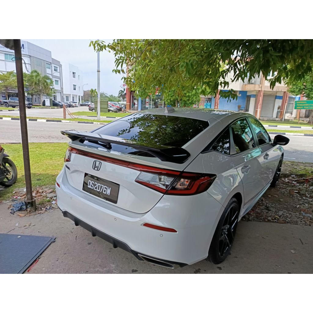 SPOILER HONDA CIVIC FL1 FL5 ABS CRYSTAL BLACK | Shopee Malaysia