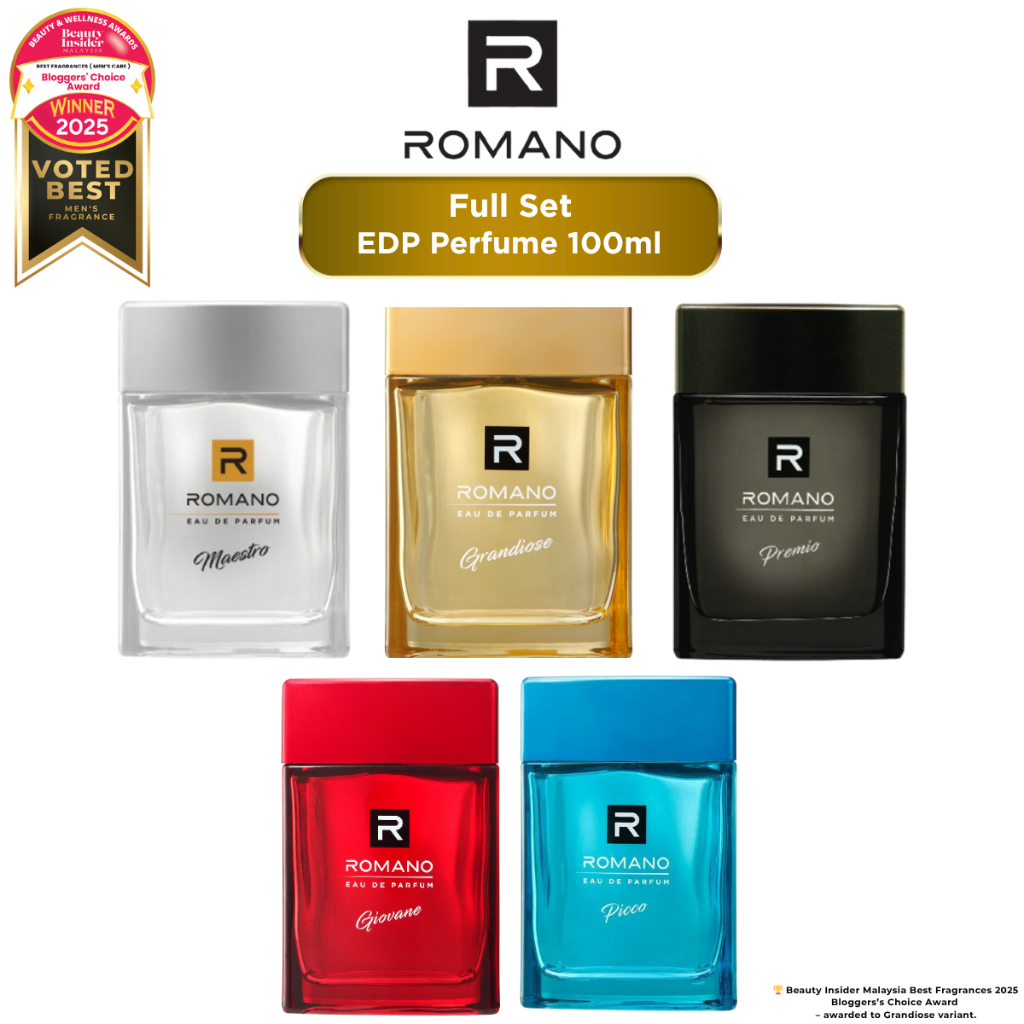 [Full Set] Romano EDP Perfume 100ml | Grandiose | Maestro | Premio ...