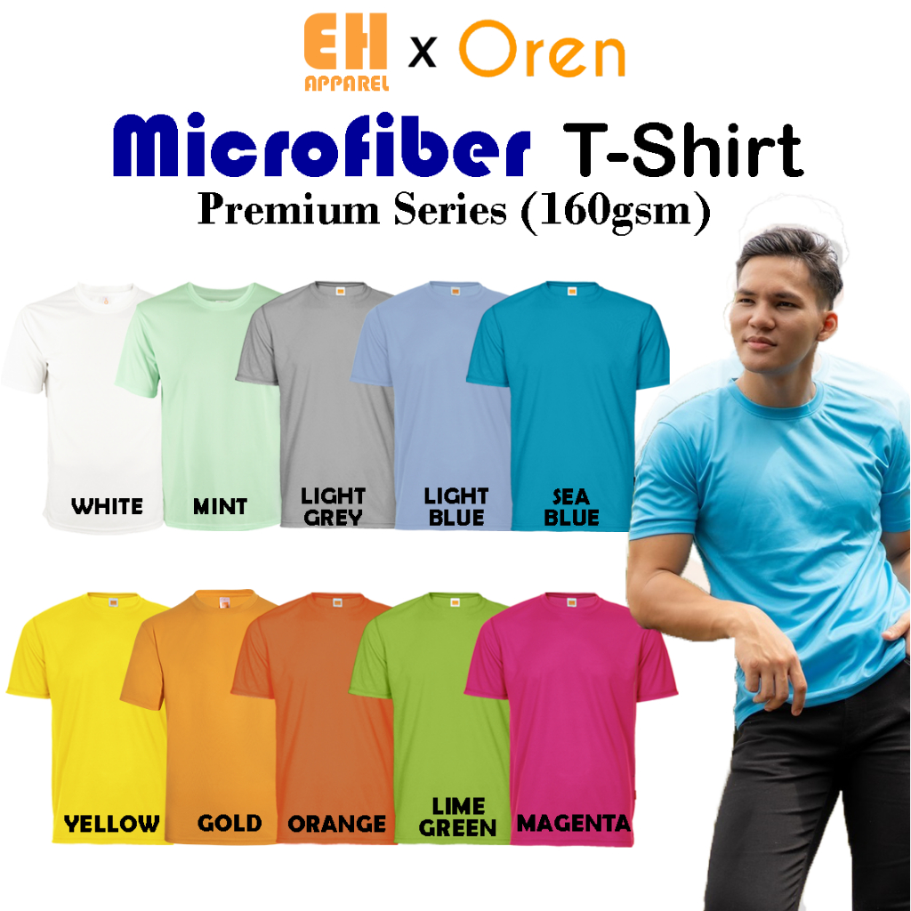 【QD04】Microfiber ROUNDNECK SHORT SLEEVE Shirt QD0400/QD0488/QD0410 ...