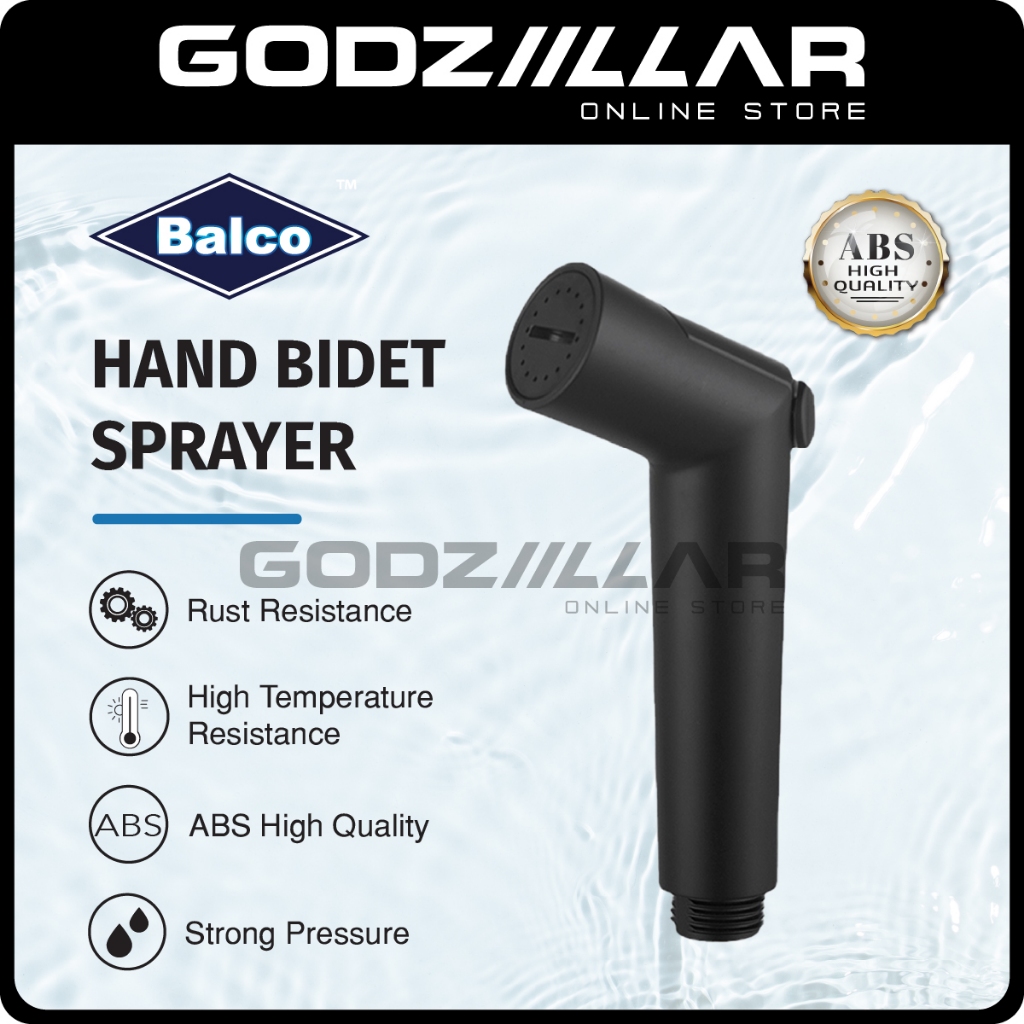 Balco ABS Black Hand Bidet Sprayer (Bidet Only) | Shopee Malaysia