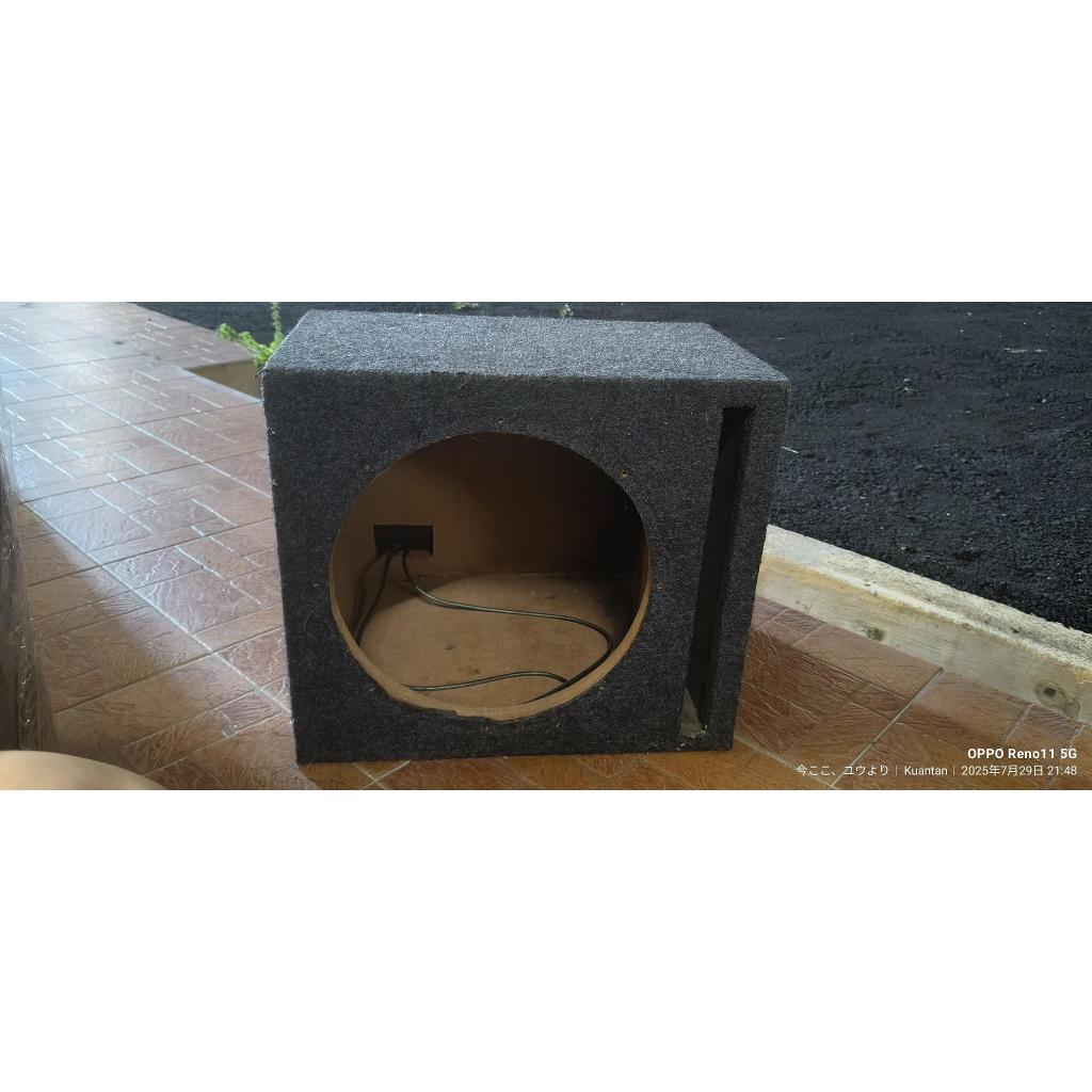 (Clear Stock) 12" Subwoofer Box / Speaker Enclosure (Car Audio, MDF Box ...