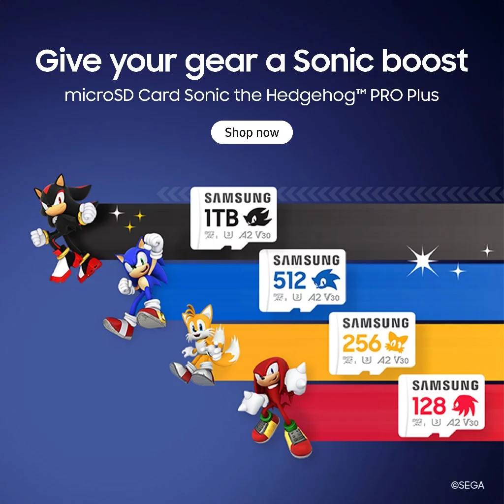 Samsung Sonic PRO Plus MicroSD Card for Gaming Console, Action Cam and Drones, up to 180MB/s ...