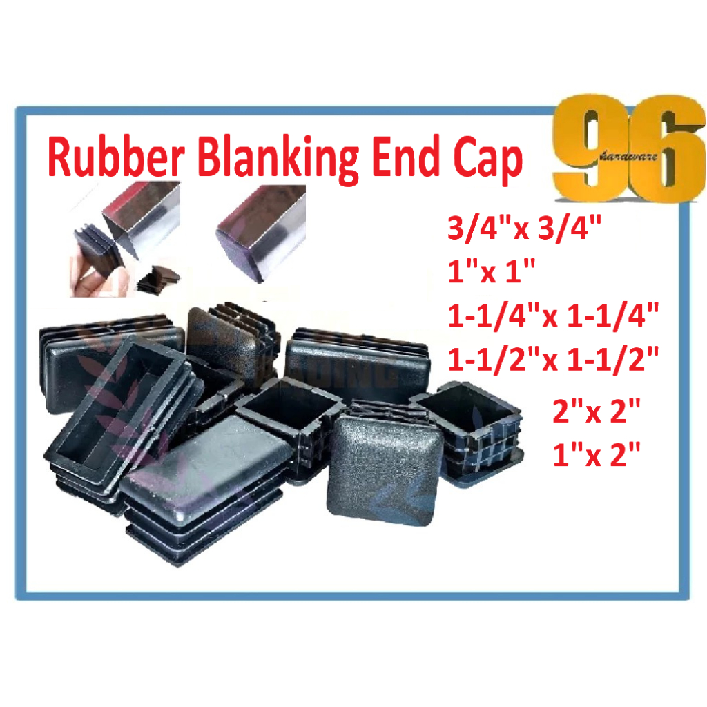 Square Internal Rubber Cap Rubber Cover Getah Kaki Meja Empat Segi ...