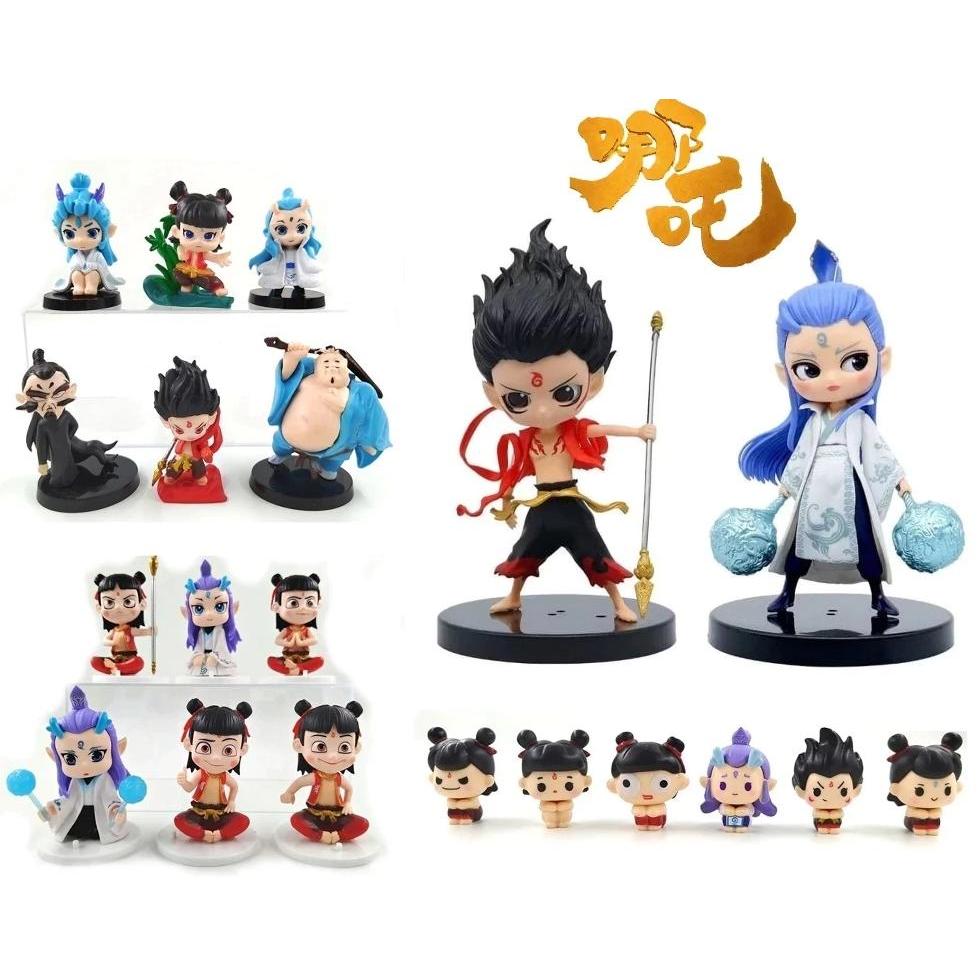 NEZHA QUALITY Figurine 17cm 哪吒模型玩具敖丙手办蛋糕摆件 Action Figure Cake Topper ...