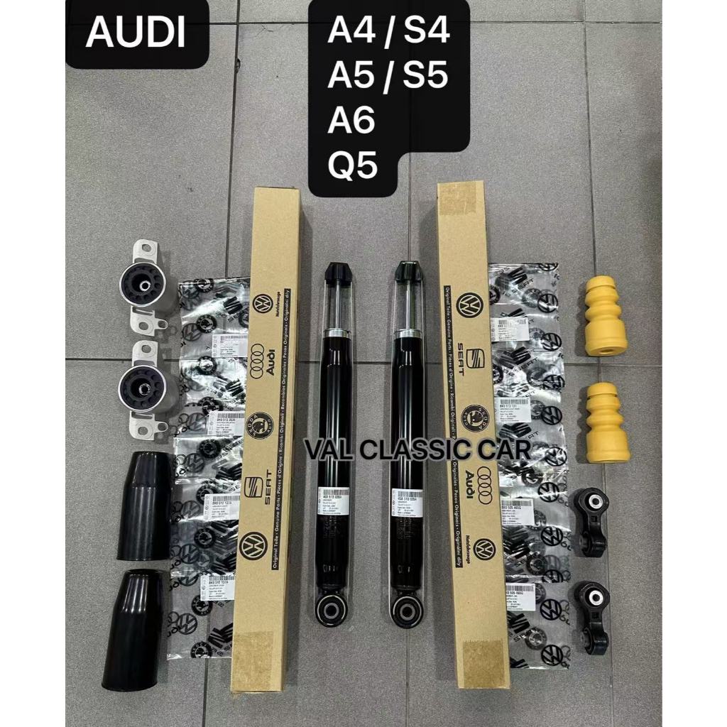 ( 100% ORIGINAL ) AUDI A4 S4 A5 S5 A6 Q5 REAR ABSORBER SET WITH ...