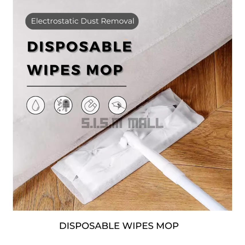 Dust Removing Mop 360 Degrees Rotatable Cleaning Mop Detachable Lantai ...