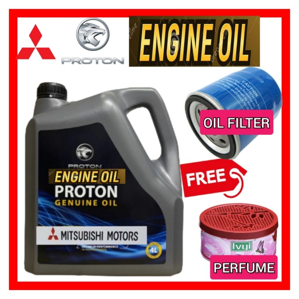 PROTON ENGINE OIL ORIGINAL BLM FLX PREVE EXORA SUPRIMA WAJA WIRA SATRIA ...