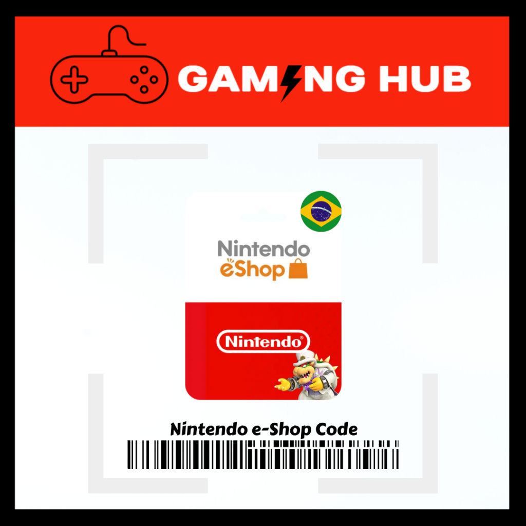 [Fast Delivery] Nintendo eShop Code Brazil (R$50, R$100, R$150, R$250 ...