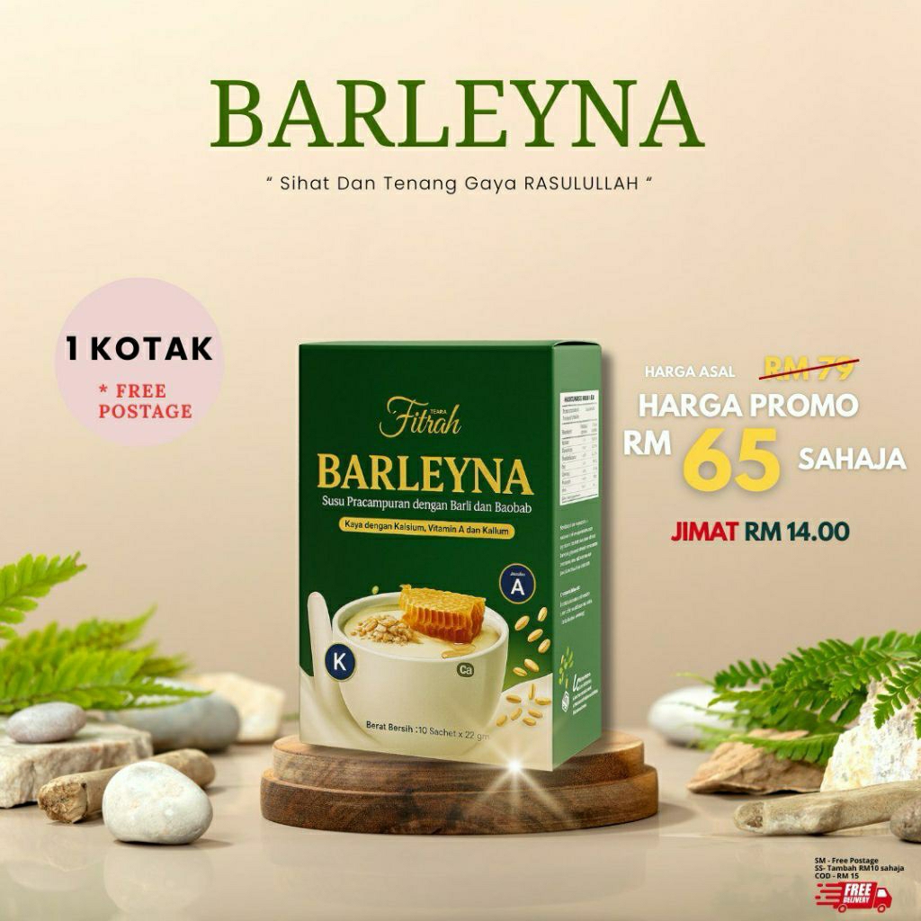 SUSU BARLEYNA ( FORMULASI TALBINAH : Makanan Sunnah) | Shopee Malaysia