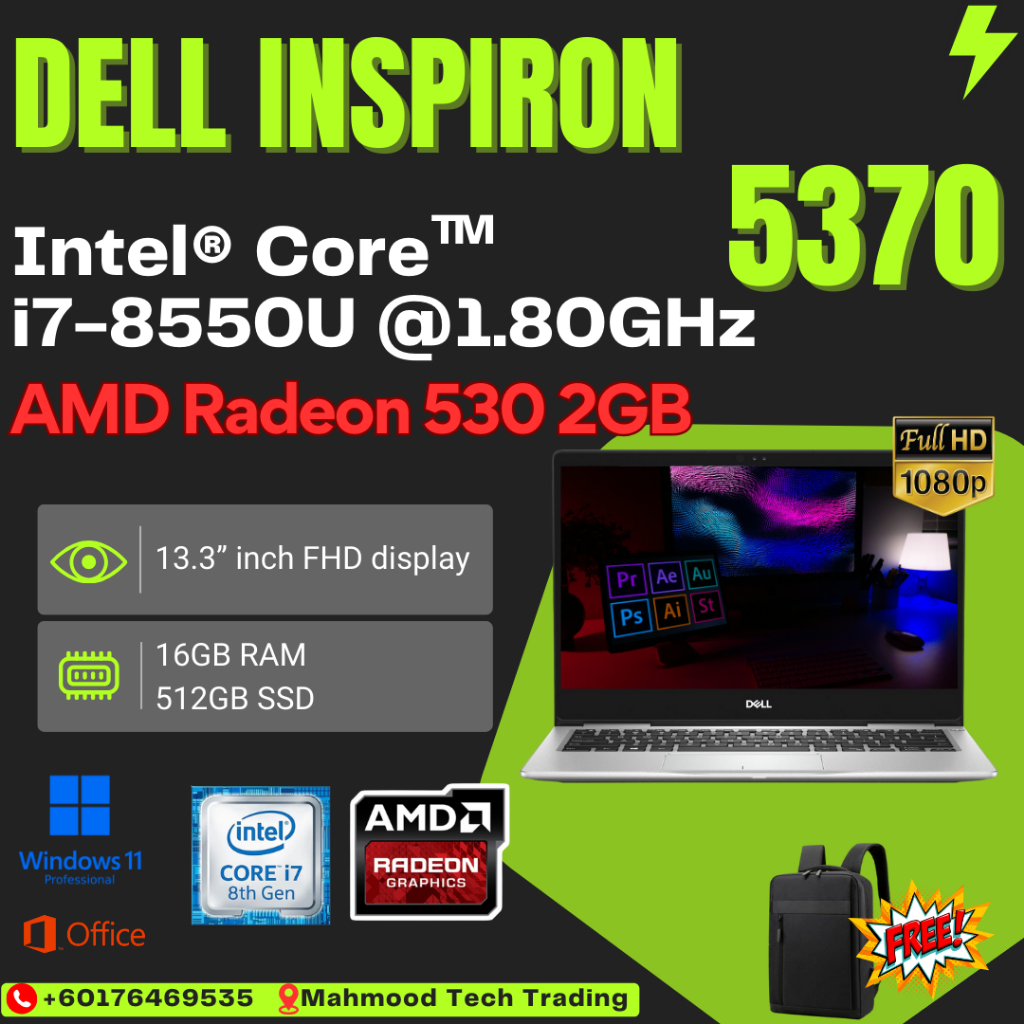 Dell Inspiron 5575 5447 5370 5010 7352 7380 | Core i7-7600 | 32GB RAM ...