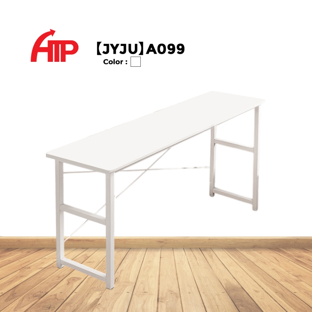 ATP Meja Simple Long Narrow Table Workbench Computer Desk for Bedroom ...