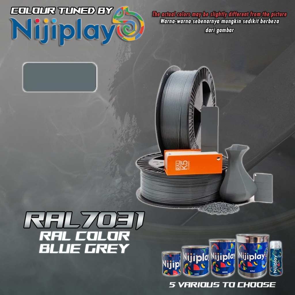 NIJIPLAY RAL 7031 BLUE GREY CAT RAL COLOUR PAINT SPRAY TIN | Shopee ...