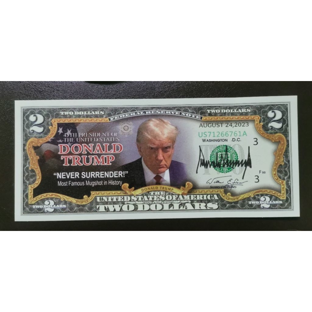 Fake Note US$2 Donald Trump 创朗特朗普美元 | Shopee Malaysia