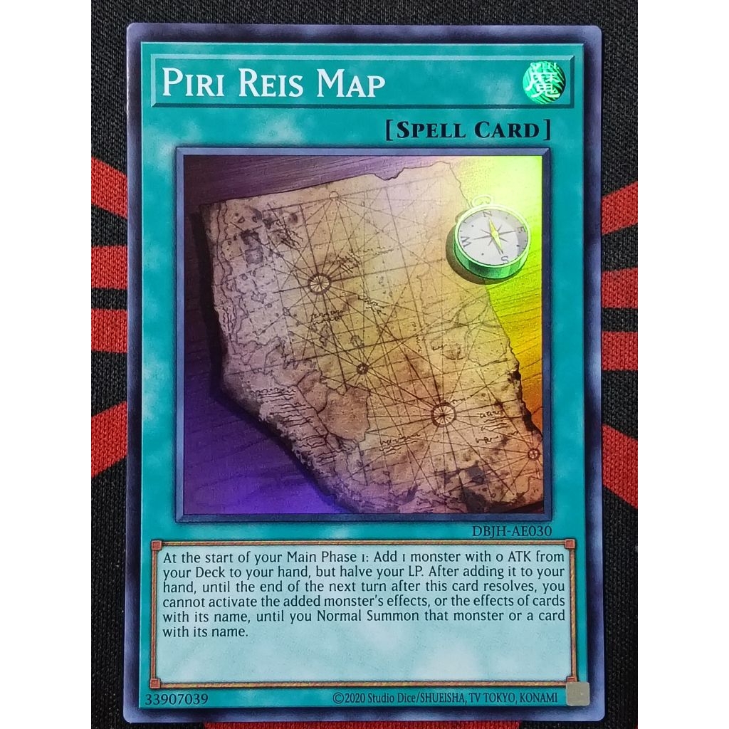 YUGIOH KONAMI DBJH-AE030 Piri Reis Map (SR) | Shopee Malaysia
