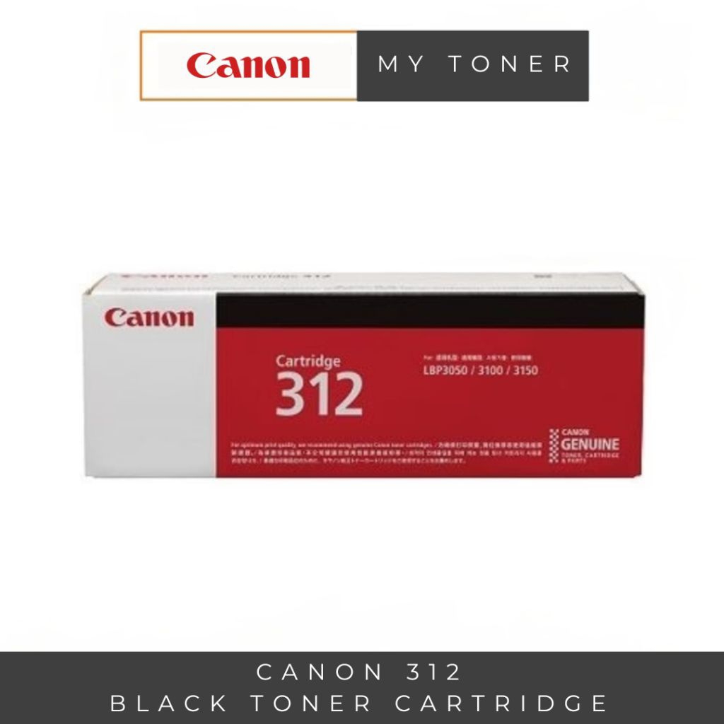 CANON CRG-312 BLACK TONER CARTRIDGE / FOR PRINTER MODELS : LBP 3010 ...