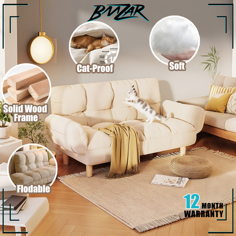 𝐁𝐌𝐙𝐀𝐑 𝙄𝙣 𝙎𝙩𝙤𝙘𝙠 Luxury Foldable Sofa Bed / Sofa Lipat /sofa murah/sofa ...