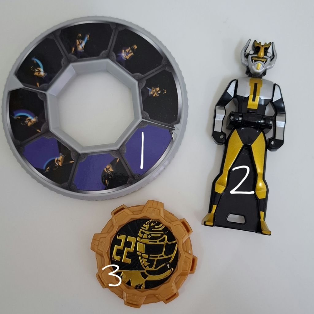 SUPER SENTAI SHINKENGER SHINKEN GOLD SECRET DISC GOKAIGER GO-BUSTERS ...