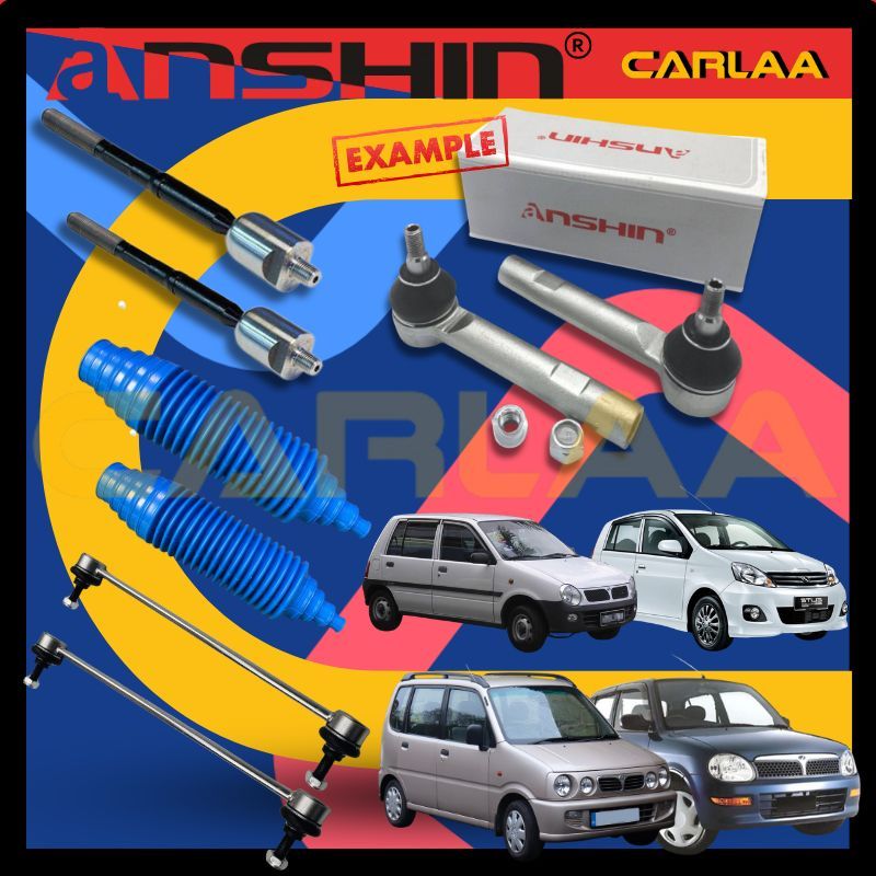 Anshin Japan Rack end Tie Rod End Kancil Kelisa Kenari Viva 45047-87780 ...