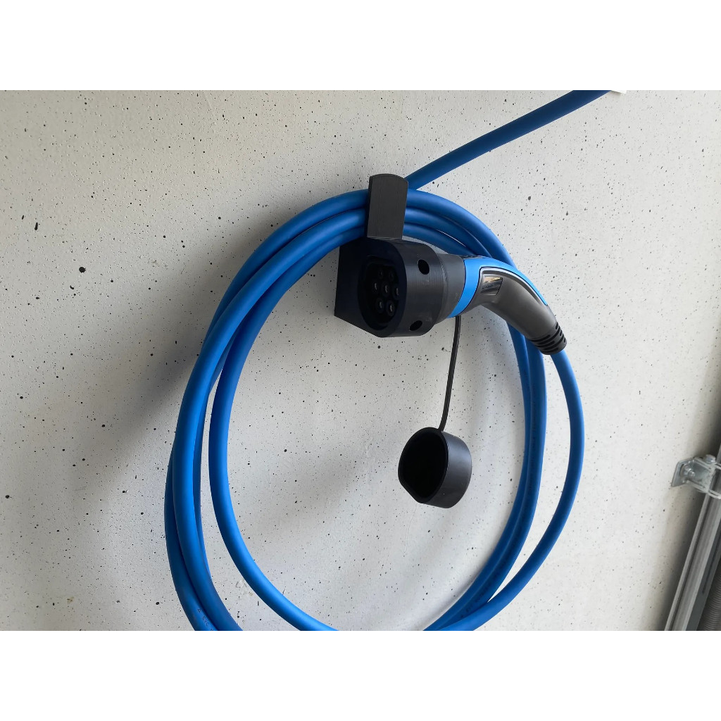 EV Type 2 Charger Cable Holder Wall Side Mount Electric Vehicle BYD ...