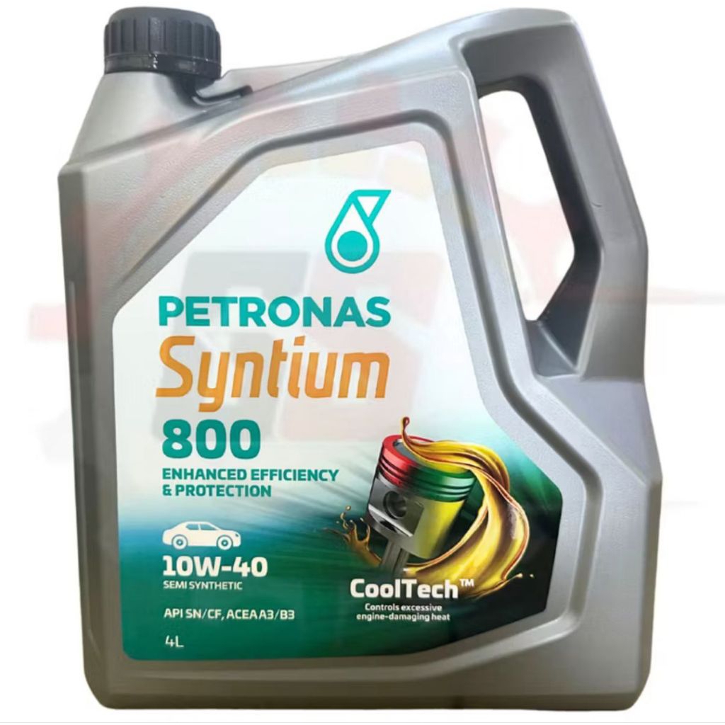 PETRONAS Engine Oil Syntium 800 10W-40 Semi Synthetic 4L for All ...