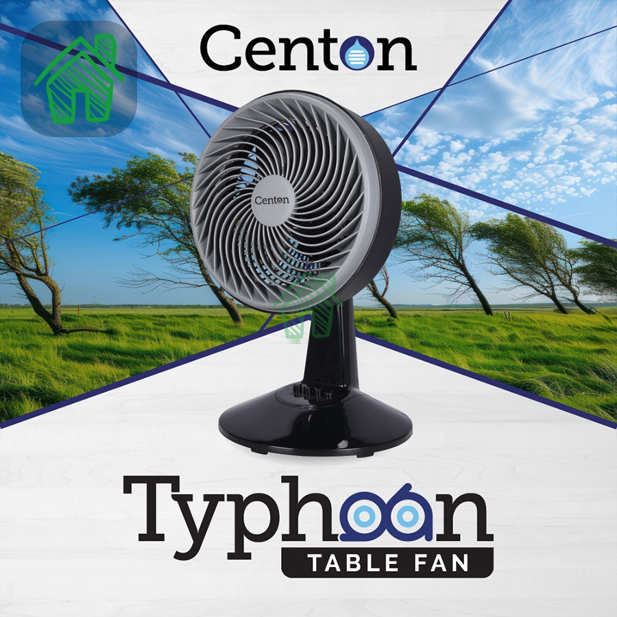 CENTON Powerful Turbo 5 Blades Table Fan - Typhoon Series | Shopee Malaysia