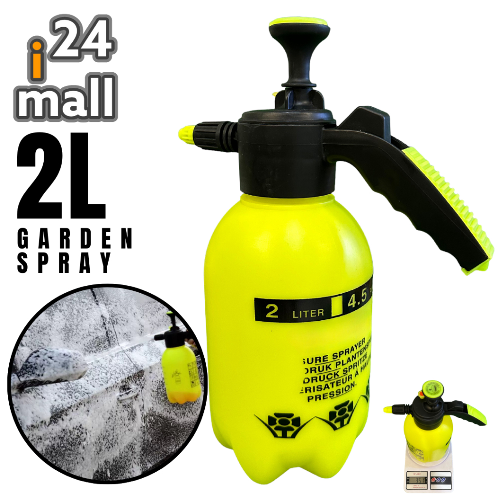 2 Liter Multi-Purpose Spray Hand Pump Spray Garden Pressure Sprayer ...