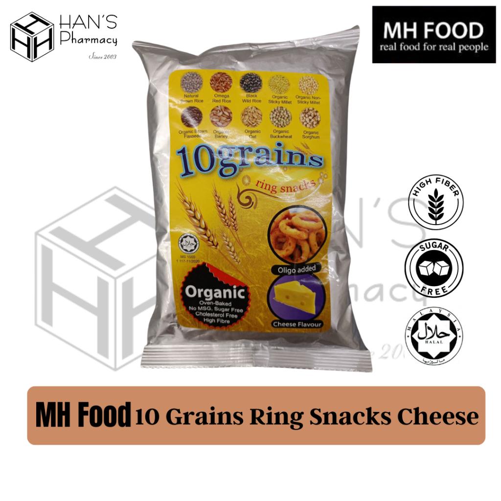 MH Food 10 Grains Ring Snack Cheese 50g | Shopee Malaysia
