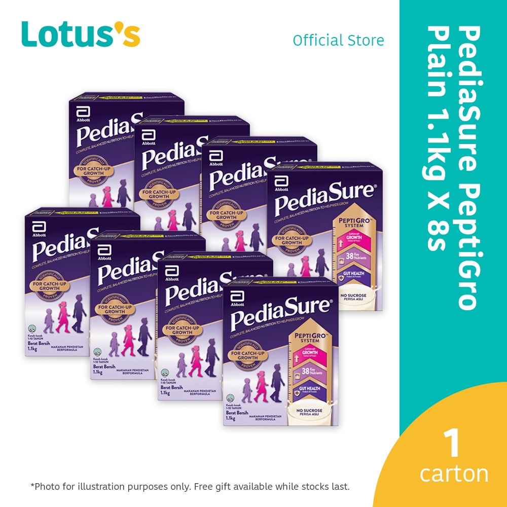Pediasure Peptigro Plain 1.1kg x 8 packs (1 carton) | Shopee Malaysia