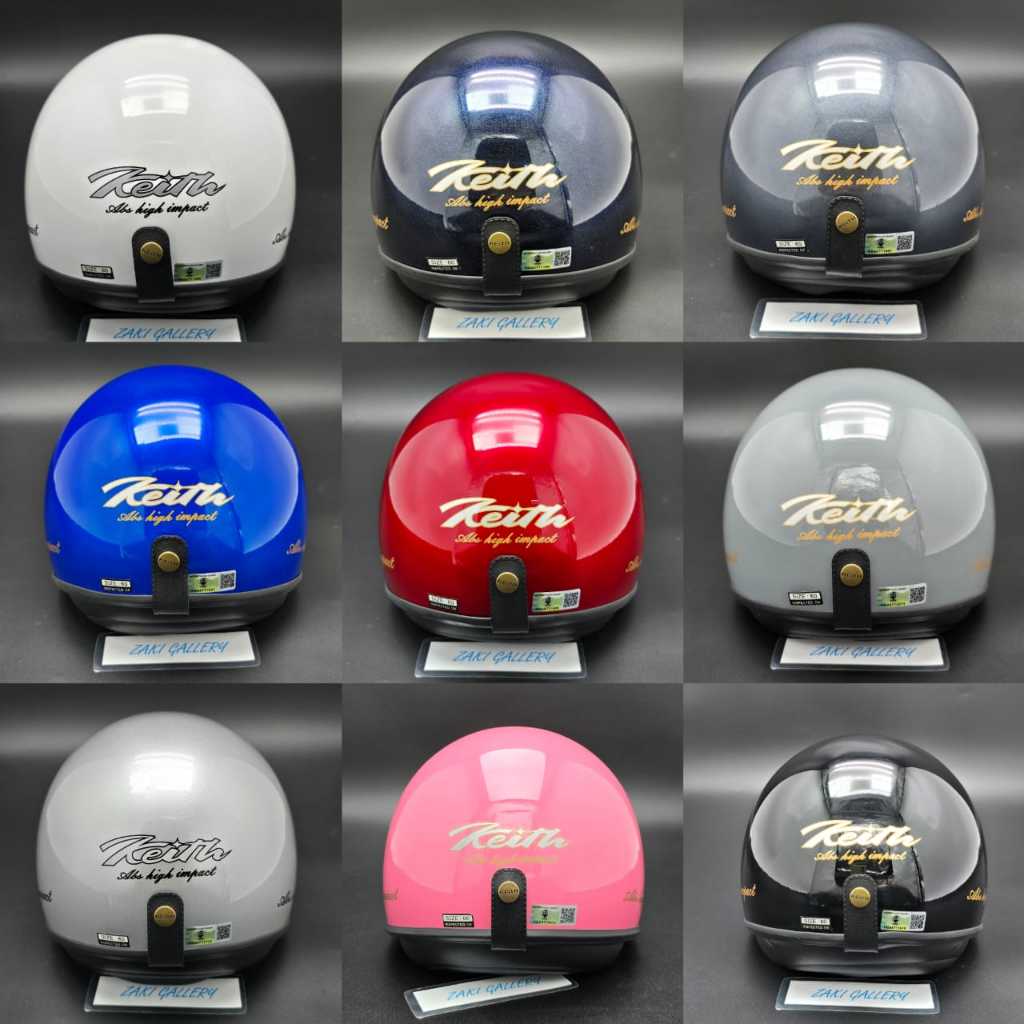 100% ORIGINAL KEITH STENG HELMET STENG TOPI HALF CUT TOPI KELEDAR STENG ...