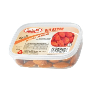 BUNGA RAYA KUS Biji Badam 40g/ Whole Almond 40g | Shopee Malaysia