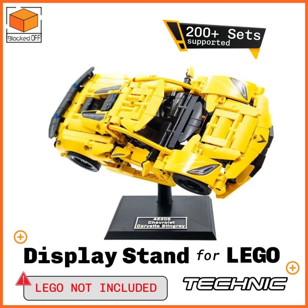 Display Stand for Lego Technic Chevrolet Corvette Stingray (42205 ...