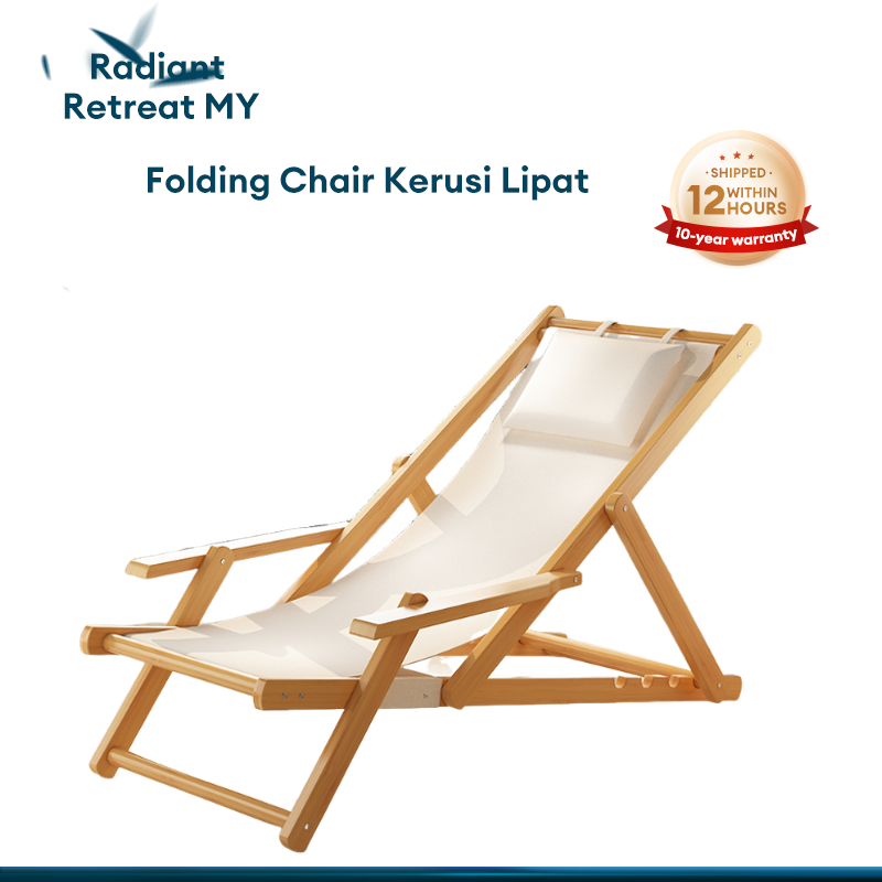Radiant Retreat Bamboo Folding Chair Kerusi Lipat Camping Chairs 折叠椅 ...