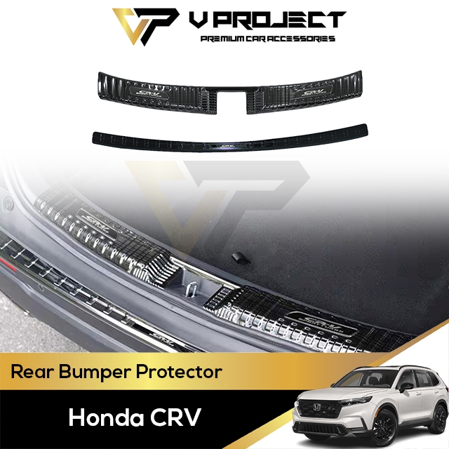 Honda CR-V CRV RS 2023-2025 Rear Bumper Protector In Out Moulding Trim ...