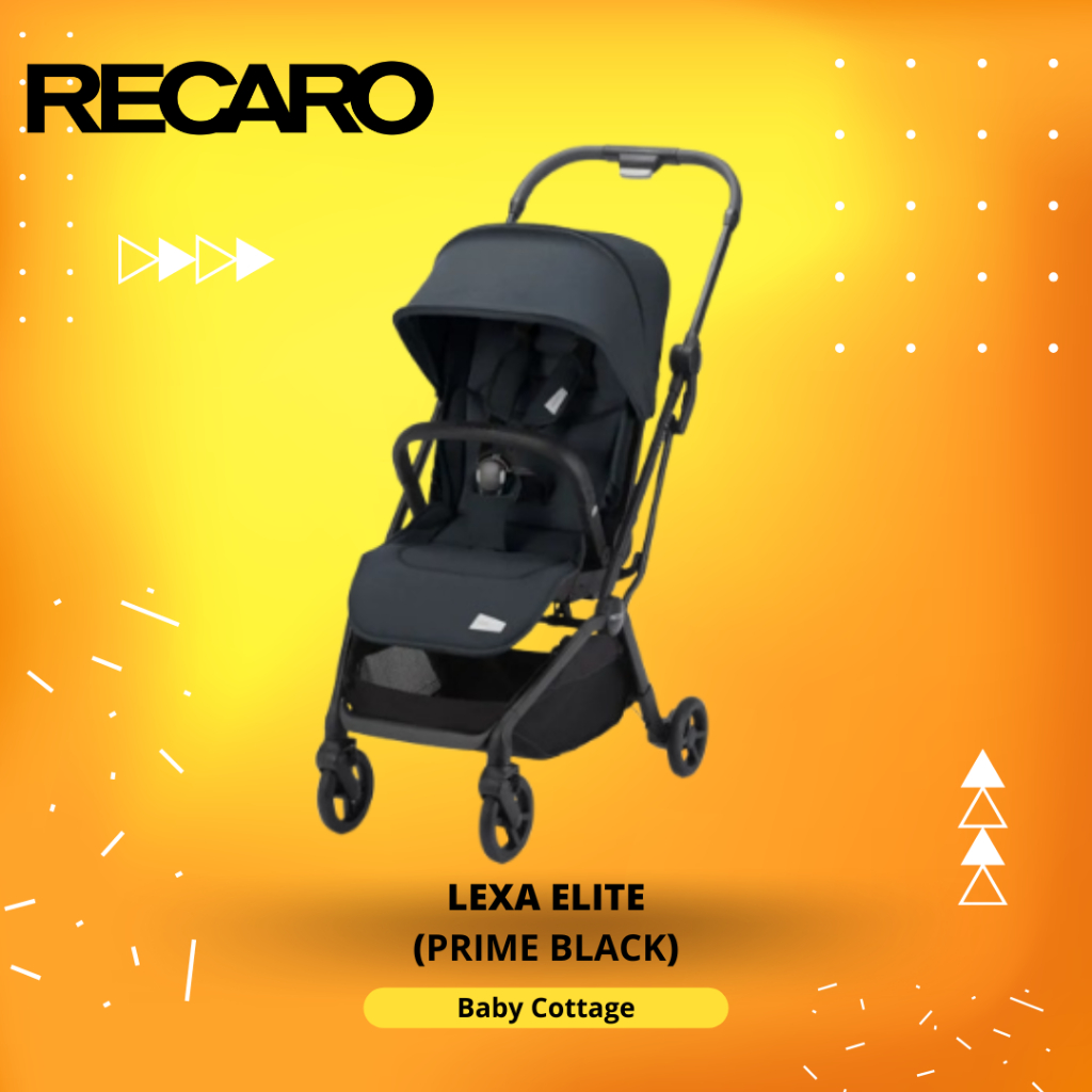 Recaro Lexa Elite 2 Ways Compact Stroller - Prime Mar Black | Shopee ...