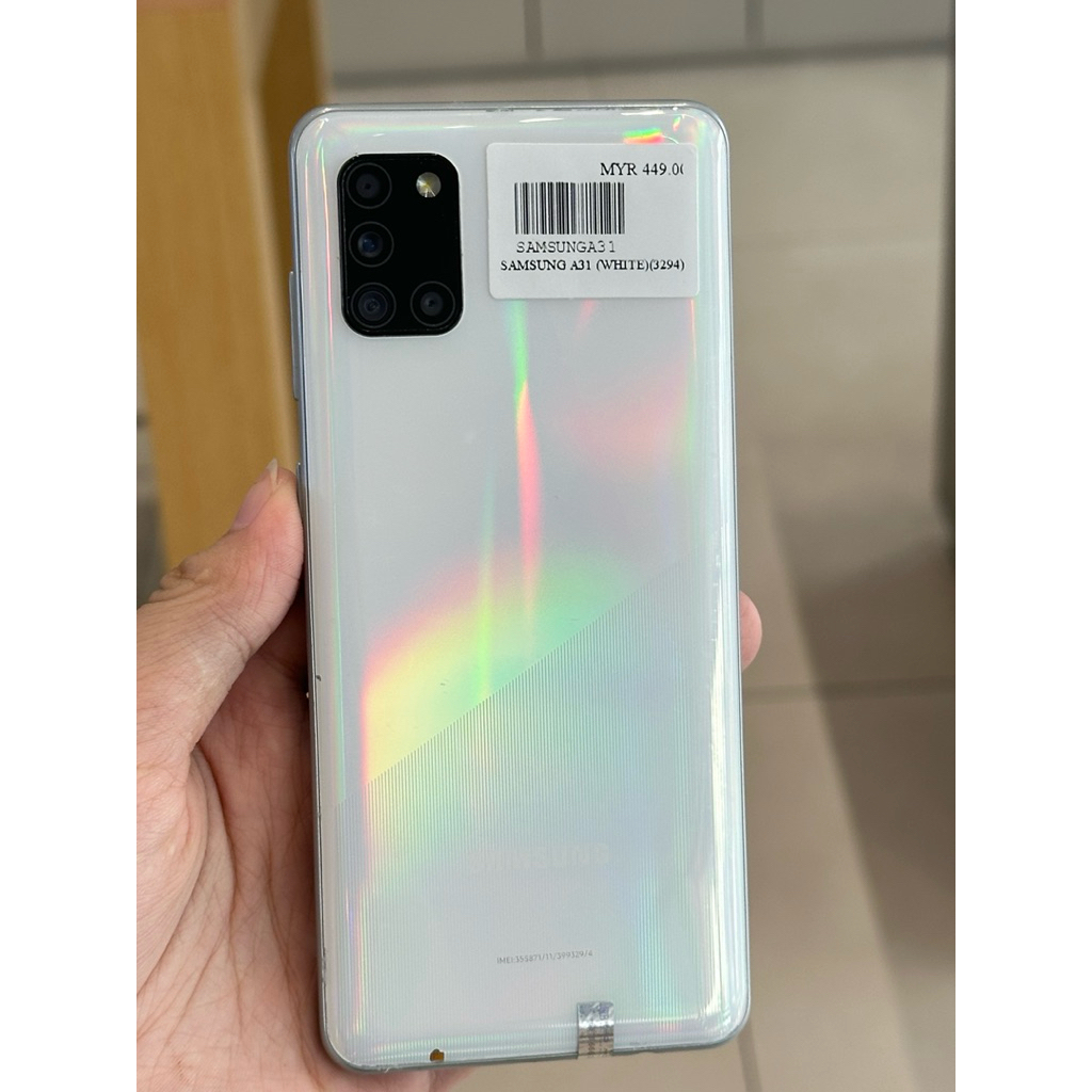 SAMSUNG A31 | WHITE 🤍 | Shopee Malaysia
